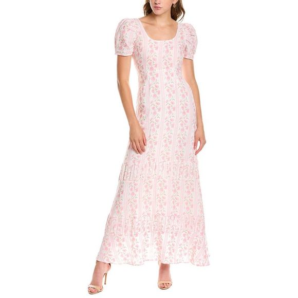 LoveShackFancy | Dresses | Loveshackfancy Womens Poole Linen Dress Pink ...